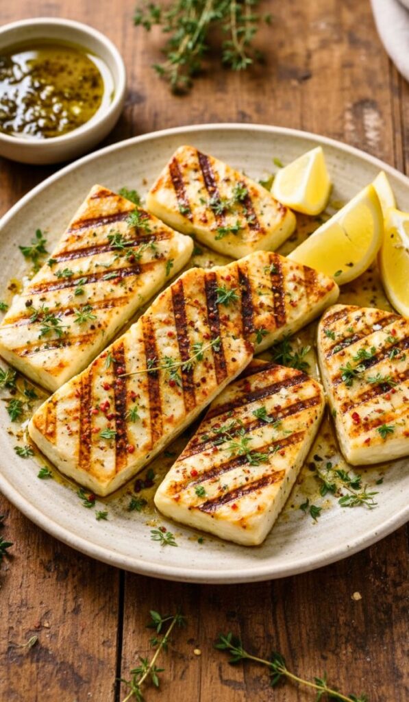 Marinated Halloumi Recipe - Zoey Cooks
