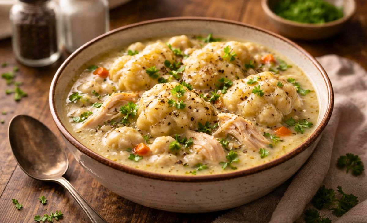 Pepper Belly Pete Chicken and Dumplings Recipe - Zoey Cooks