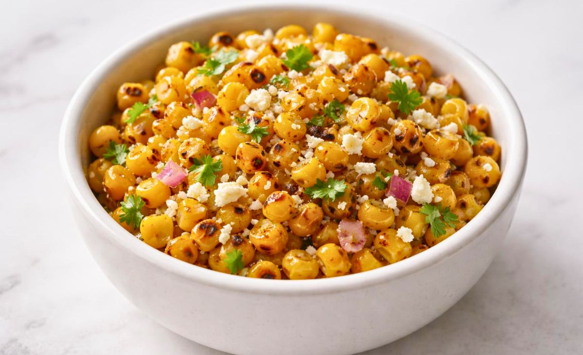 Cava Fire Roasted Corn Recipe - Zoey Cooks